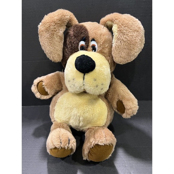 Dakin | Toys | 2 Vintage 1984 R Dakin Baby Brown Puppy Dog Stuffed ...